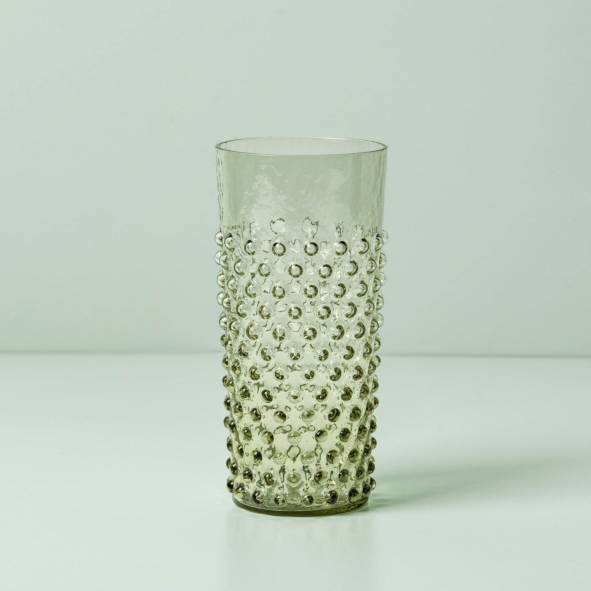 Cecilia Tall Crystal Glass, 14 cm, Olive Green, 2-pack – In Flore